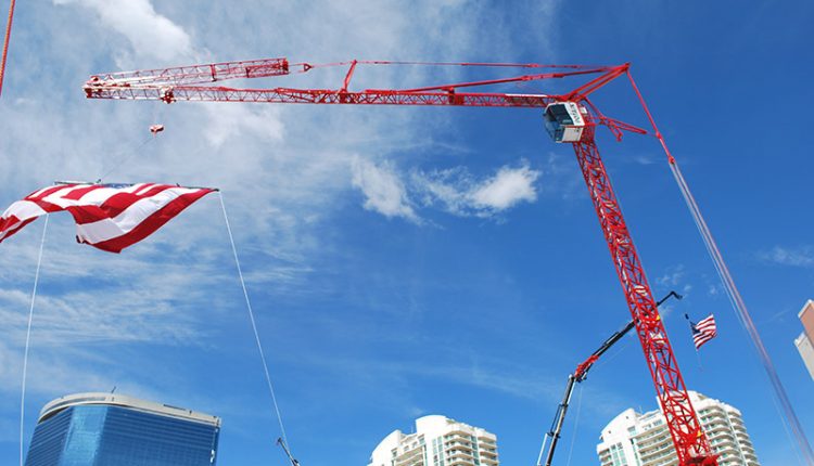 Largest Self-Erecting Crane — The Potain Igo T130 with 164-foot Boom ...
