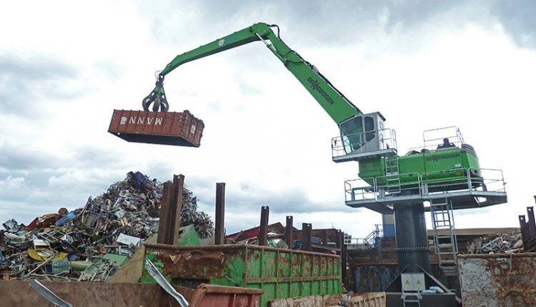 Electrical scrap handling: SENNEBOGEN 850 Crawler Special convinces at ...