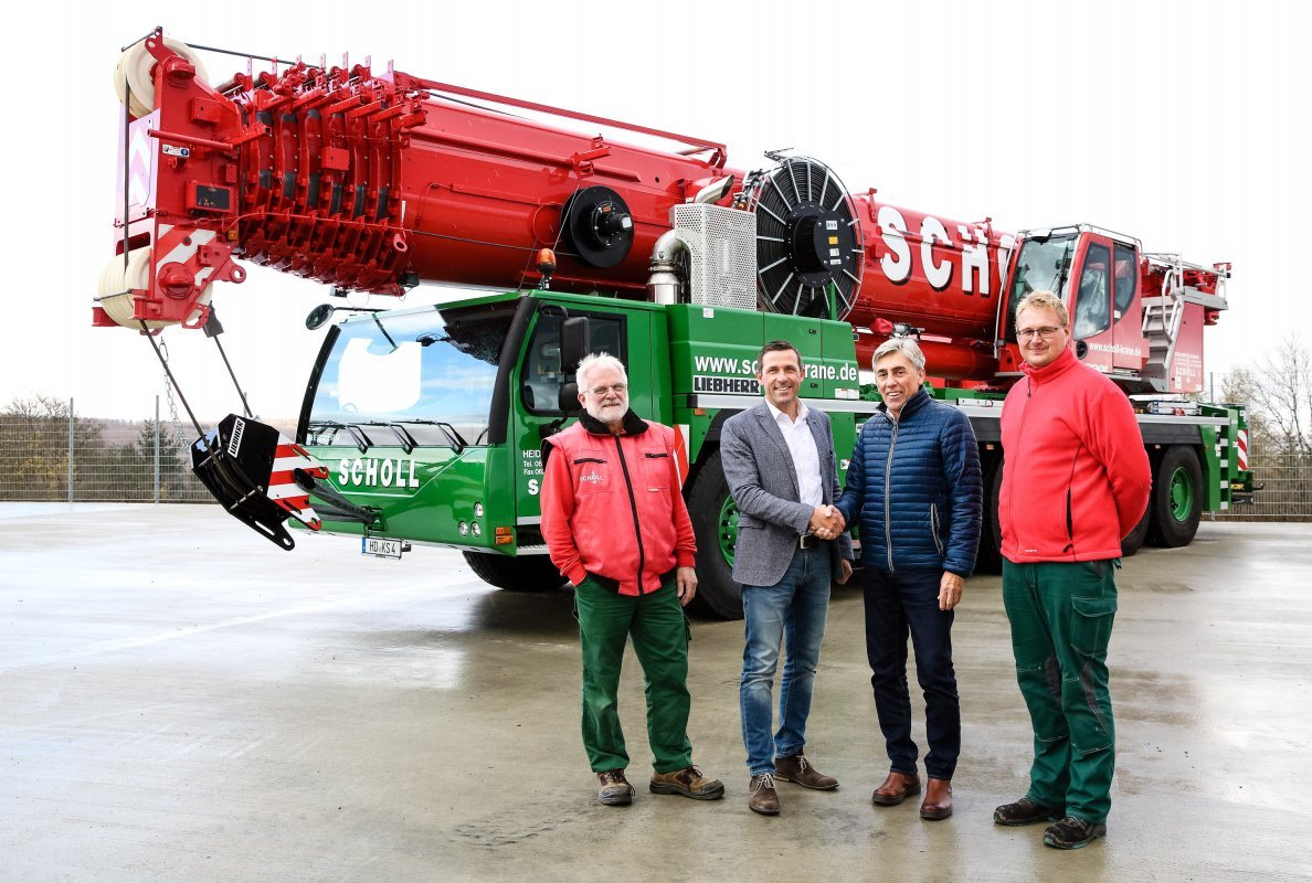 Scholl Takes Delivery Of New Liebherr LTM 1230-5.1 Mobile Crane - Cranesy